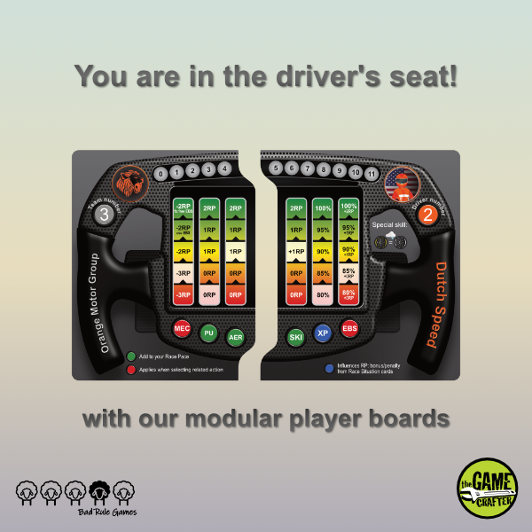 Race Pace Modular Player Board