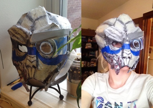 Mass Effect: DIY Inexpensive Garrus Mask – GameSkinny