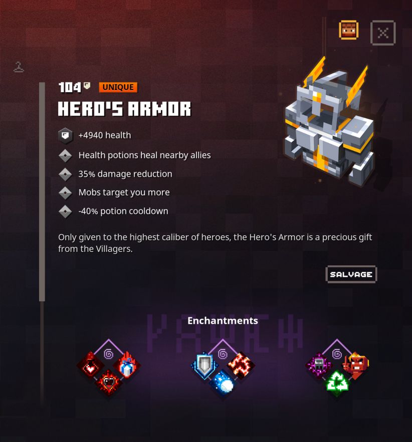 Minecraft Dungeons | Armor - List & How To Get | Creeping Winter - GameWith