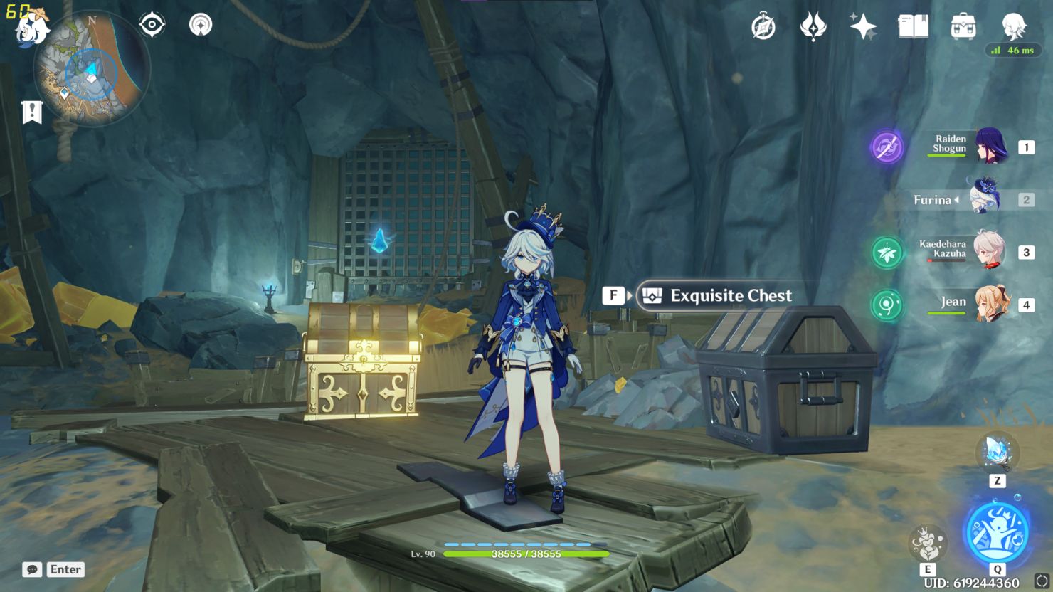 Genshin Impact | Treasure Map Fragment Chasm Location & Guide - Locked ...