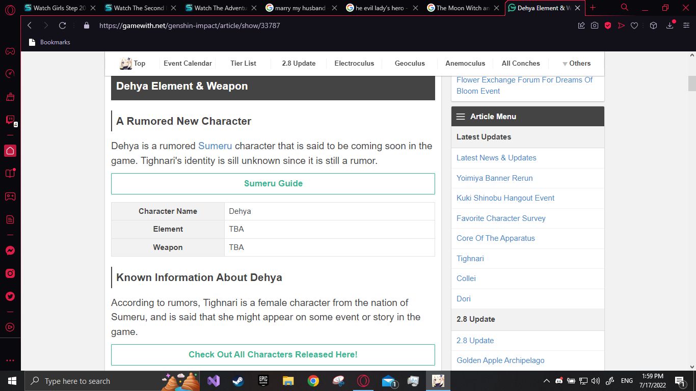 Dehya Best Builds & Weapon | Genshin Impact - GameWith