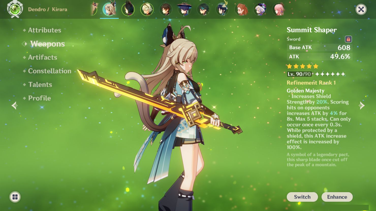 Genshin Impact | Kirara Build & Weapon - GameWith