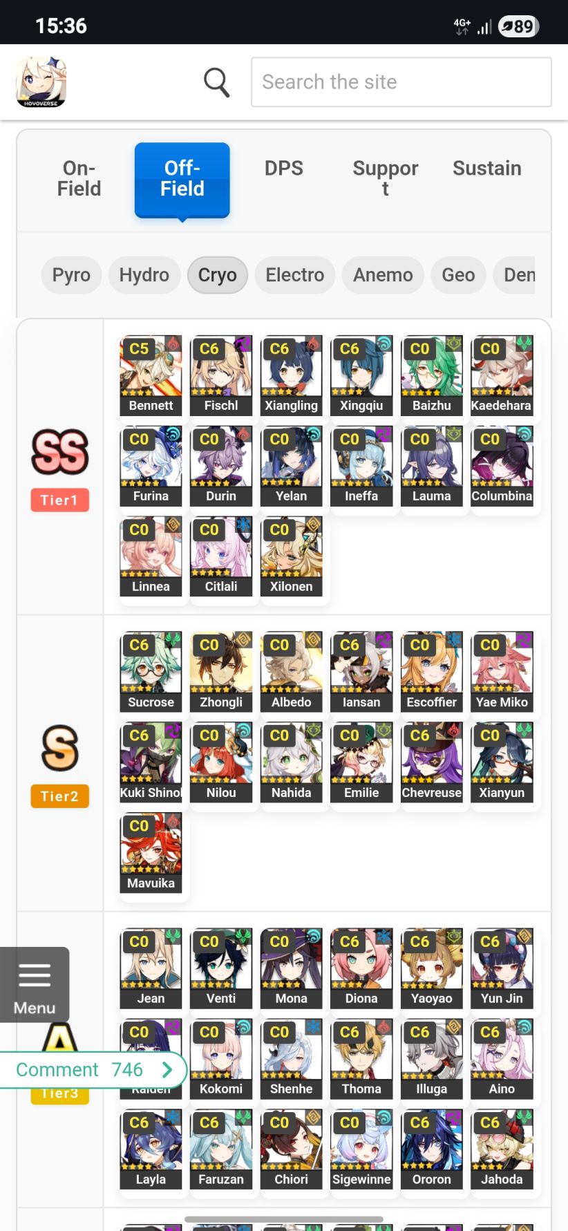 Genshin Impact | Best Characters Tier List for June 2026 (Luna 6 ...