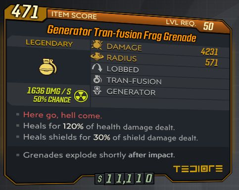 All Legendary Grenade Mod List - Feature & Where To Find | Borderlands ...