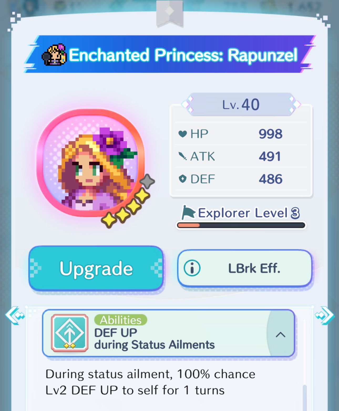 Enchanted Princess Rapunzel - Tier and Best Ability | Disney Pixel RPG ...