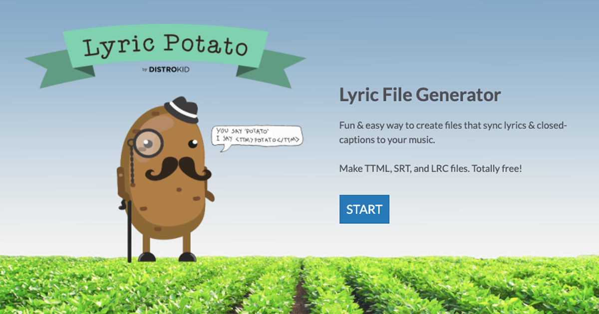 TTML Generator from DistroKid | Lyric Potato
