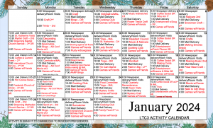 Activity Calendars - Citizens Care and Rehabilitation Center of Frederick