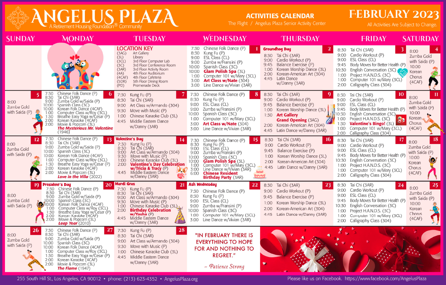 Affordable Senior Community Events in Los Angeles, CA | Angelus Plaza