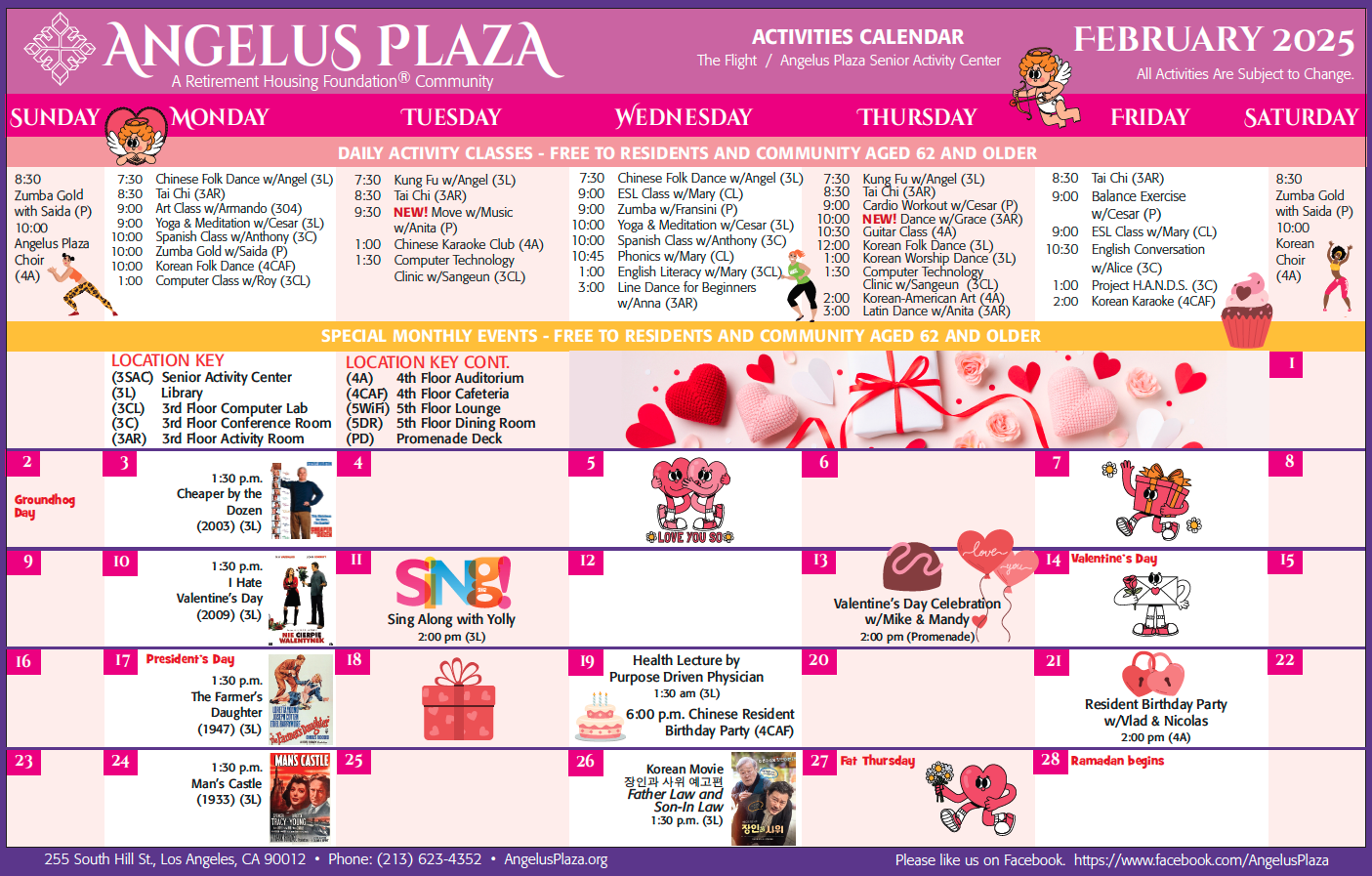 Affordable Senior Community Events in Los Angeles, CA | Angelus Plaza