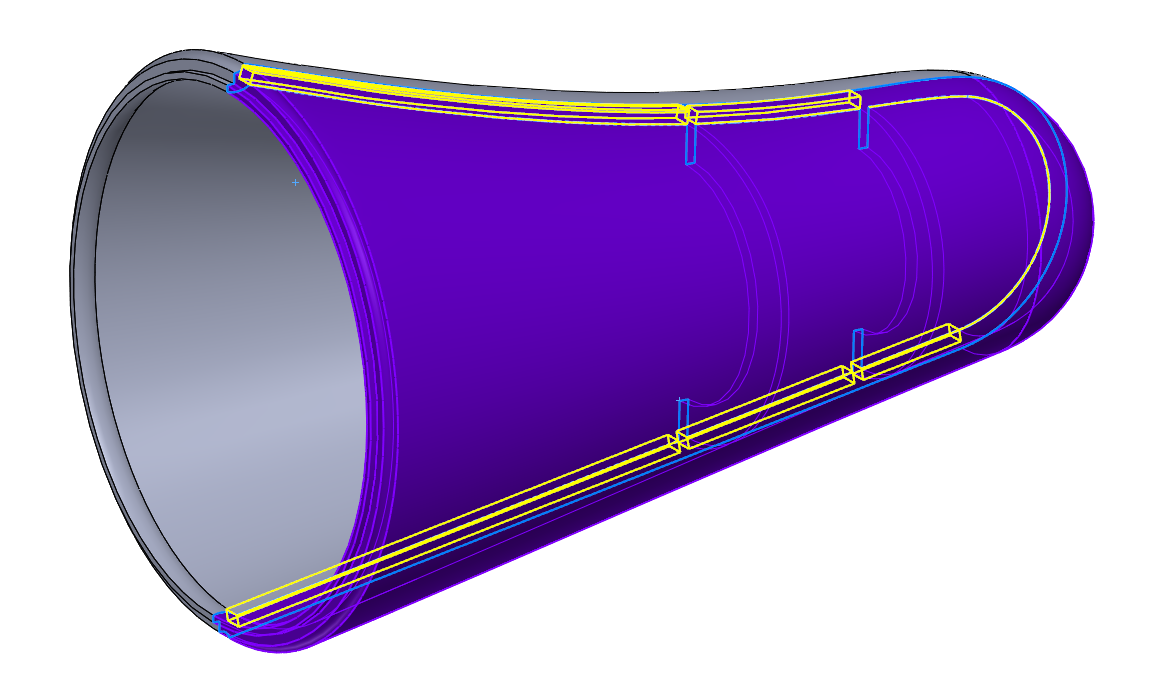How do I perform Lip and Groove down the centre of my design | GrabCAD ...