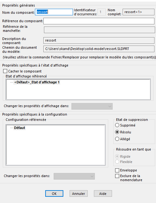 Why i can't make a sub part flexible in a solidworks assembly, does any ...