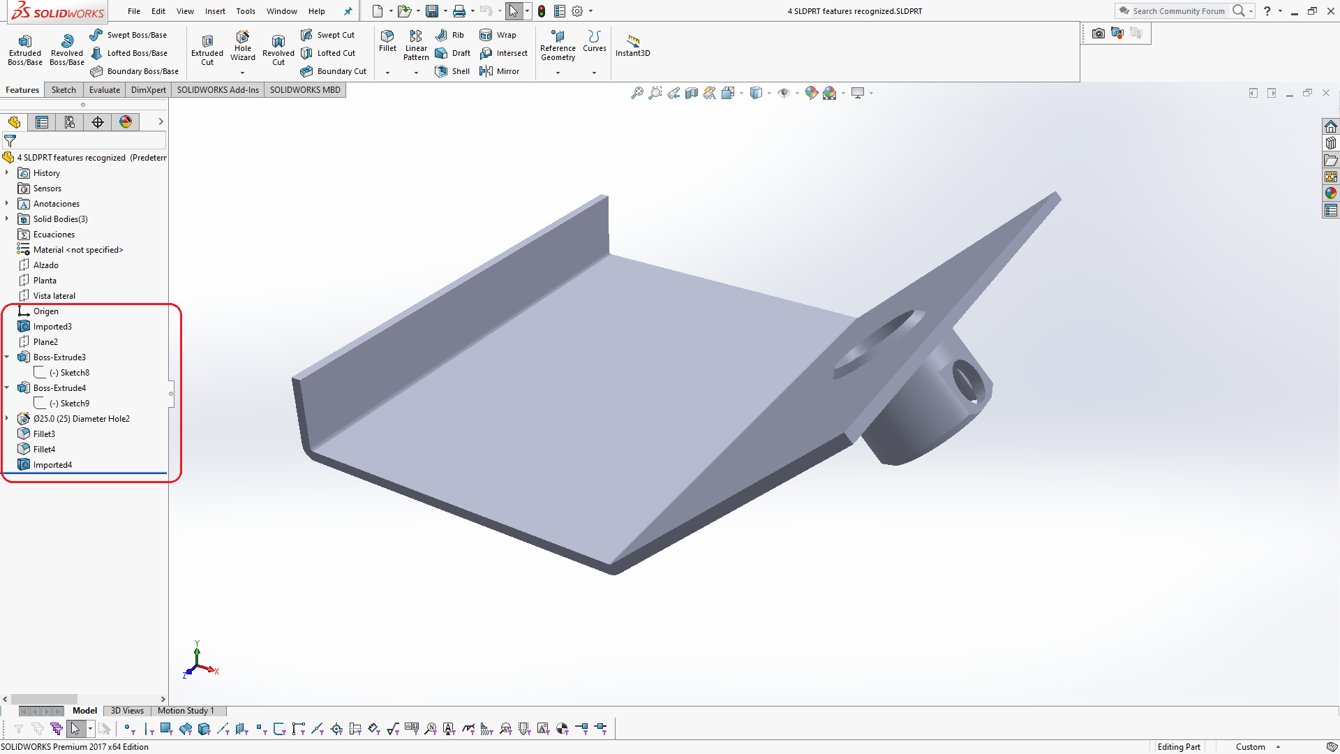 I have a file that is in STEP but I need it in SLDPRT. How do I convert ...