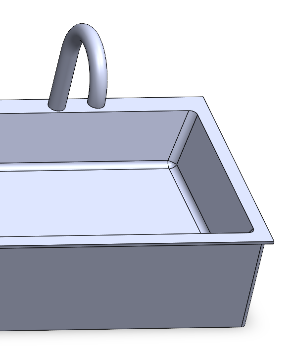 how can I animate water flow from tap to basin hole in Solidworks ...