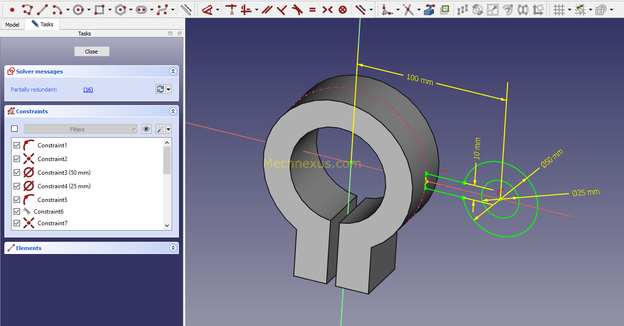 Model Pipe Clamp in FreeCAD | GrabCAD Tutorials