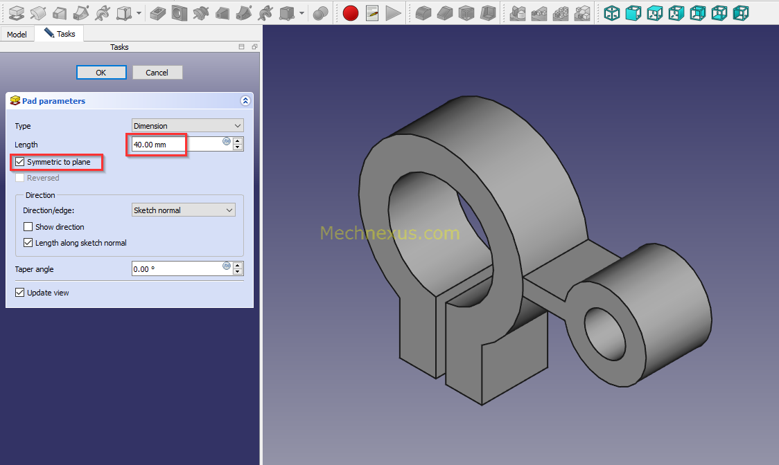 Model Pipe Clamp in FreeCAD | GrabCAD Tutorials