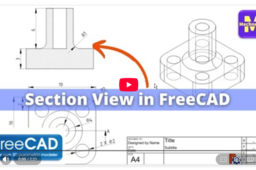 Section View in FreeCAD | FreeCAD Tutorial | GrabCAD Tutorials