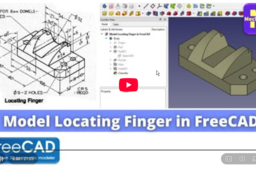 Model Locating Finger in FreeCAD | GrabCAD Tutorials