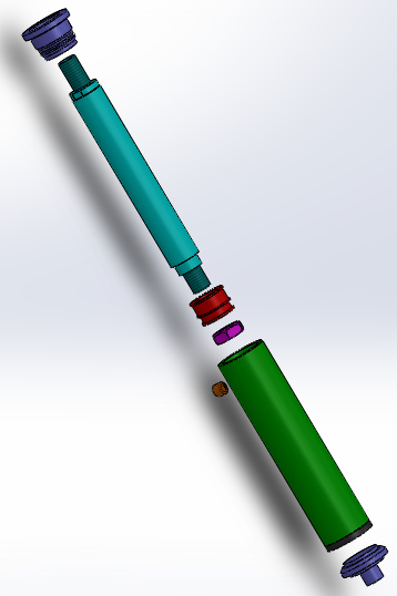 Welded Type Hydraulic Cylinder(With End Fixed Mounting) | GrabCAD Tutorials