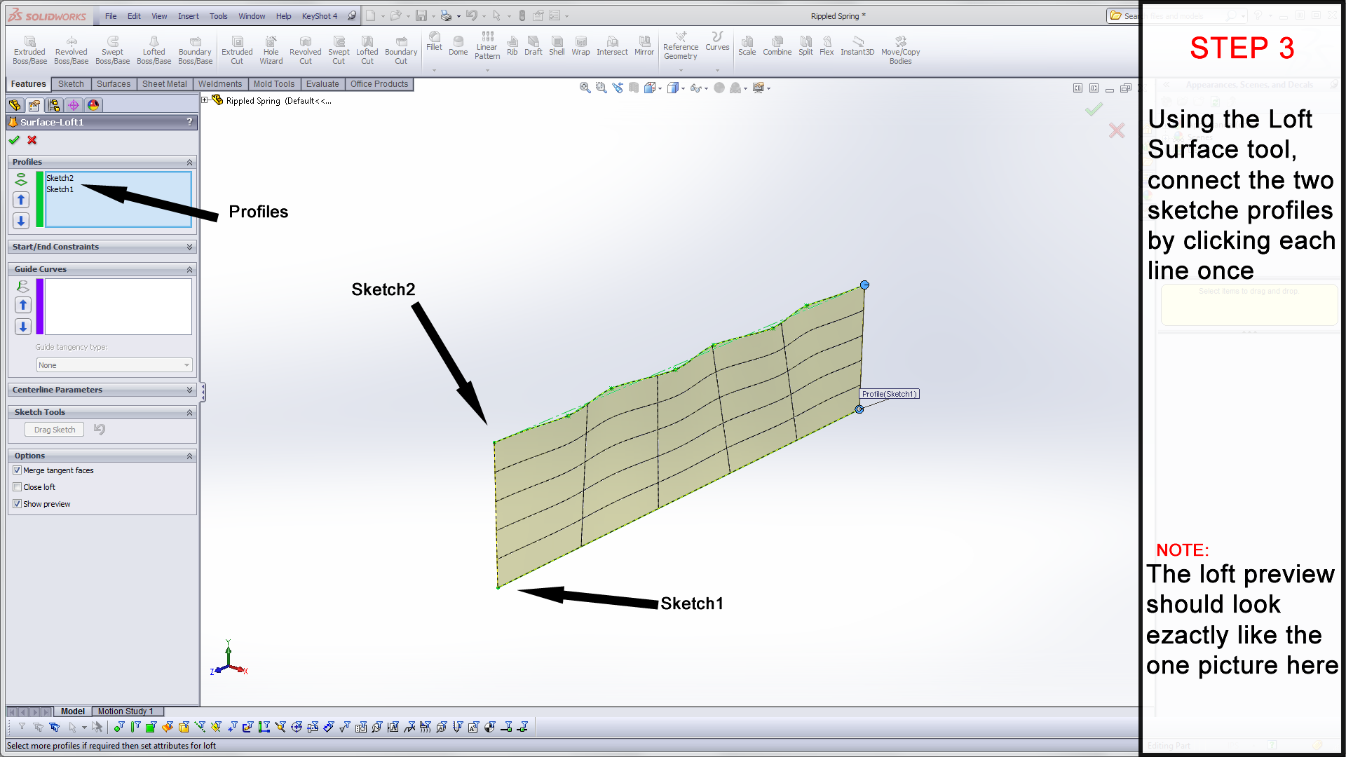 How to model this ripple spring in solidworks? | GrabCAD Groups