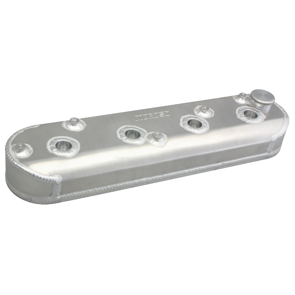 Moroso 68352 billet rail fabricated aluminum valve covers