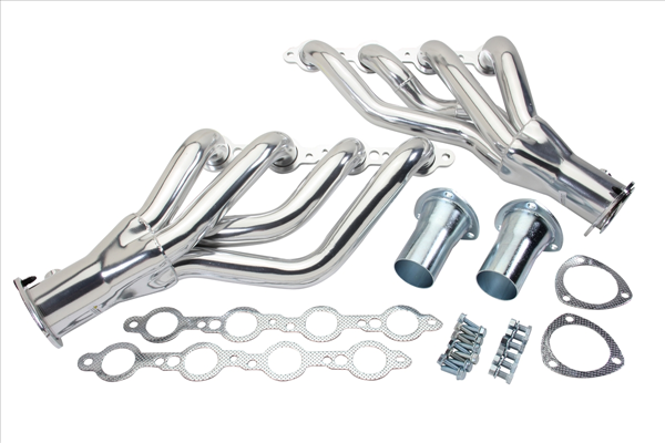 1955-1957 Chevy CPP Ceramic Coated Mid Length LS Swap Header