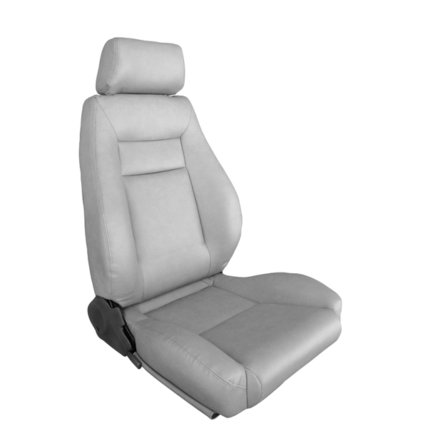 80-1100-52L Procar Elite seat grey vinyl LH