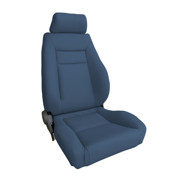 80-1100-59L Procar Elite seat blue vinyl LH