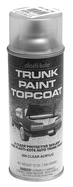 Plasti-Kote 505 Trunk Paint Topcoat 1965 1972 12 Oz Spray...