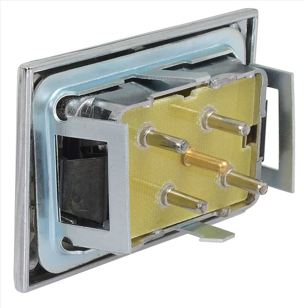 1958-72 Impala 2 Button Power Window Switch Square Corne...