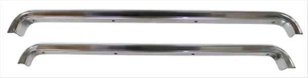 1964-72 Cutlass 442 Front Of Hood Molding Pair 1972