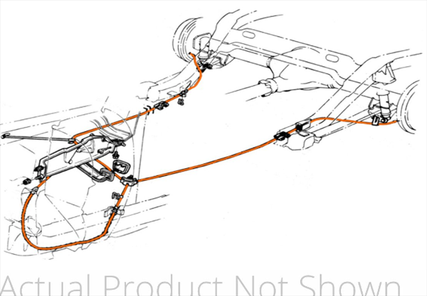 1958-72 Impala 1967 1970 Impala Th 400 Parking Brake Cab...