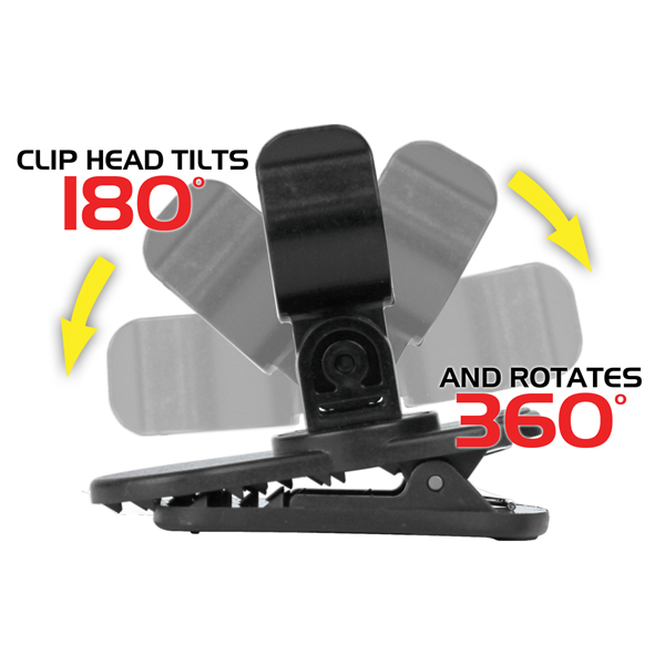 Universal flashlight clip, fits all up to 1 ...