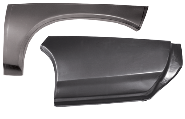 1964-72 GTO Lh Front Rear Quarter Patch Panel Set