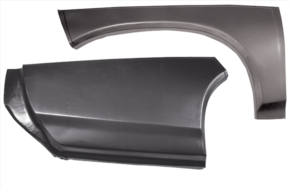1964-72 GTO Rh Front Rear Quarter Patch Panel Set
