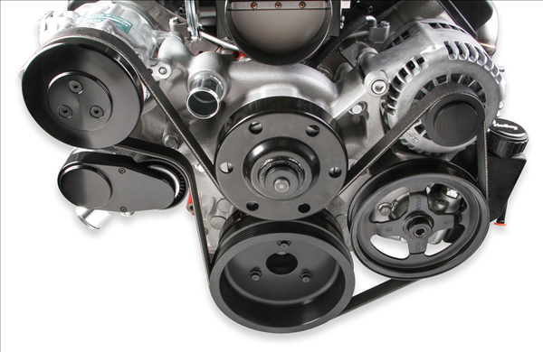 Holley Premium Mid Mount Complete Accessory Drive for GM LS