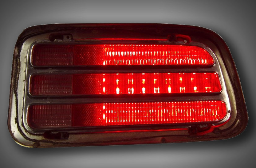 1970 Plymouth Cuda LED Tail Light Panels. Pair.