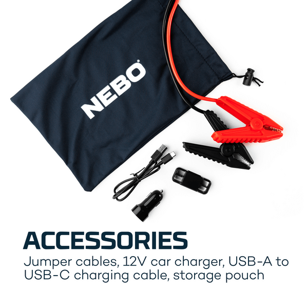NEBO ASSIST 1000 Jump Starter, Power Bank, & Floodlight
