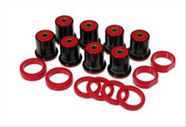 Prothane 7-225 red polyurethane rear control arm bushing kit