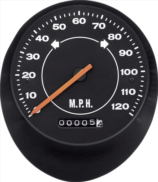 1970-1974 E-Body speedometer for models without Rallye ga...