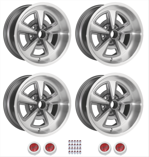 17 X 9 cast aluminum Rally II wheel with 5 backspacing. S...