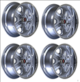 17" CUTLASS Super Stock II SSII Wheel Kit Silver