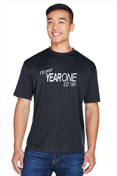 YearOne distressed-style vintage logo T-shirt Larg