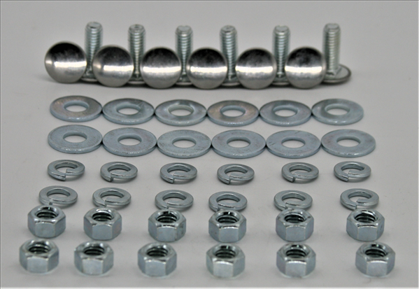 1969-1970 Dodge Charger bumper bolt kit, front and rear.