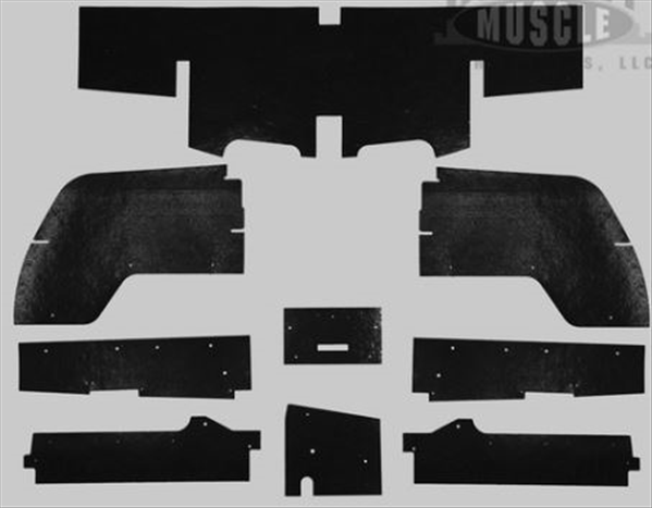 1970 Superbird Nose Gasket kit. 9 Piece nose splash shie...