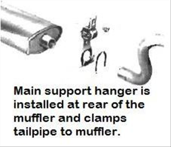 1966-1970 B Body Double Loop Exhaust Hanger Hemi Engine