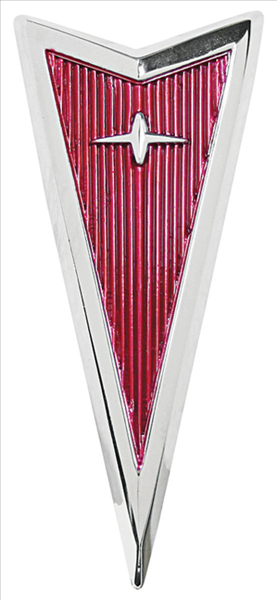 1964-72 GTO Front Arrowhead Emblem 1972 Lemans Models