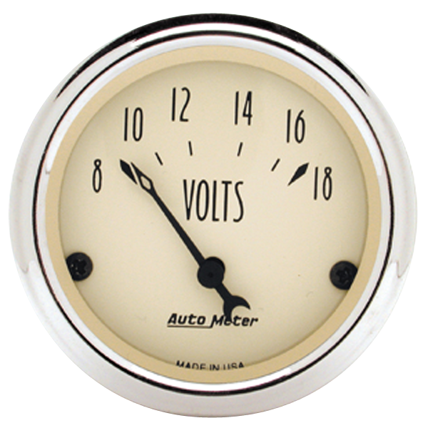 Auto Meter 1891 Street Rod Series 2 1 16 voltmeter Antiqu...