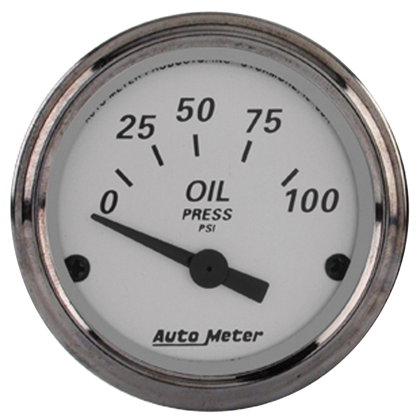 Auto Meter 1928 Street Rod Series 2 1 16 0 100 psi oil pr...