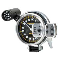 Auto Meter 6836 Carbon Fiber Pro Stock tachometer 5 face