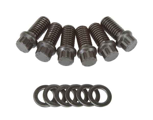 Black oxide 12-point head mount-to-block motor mou